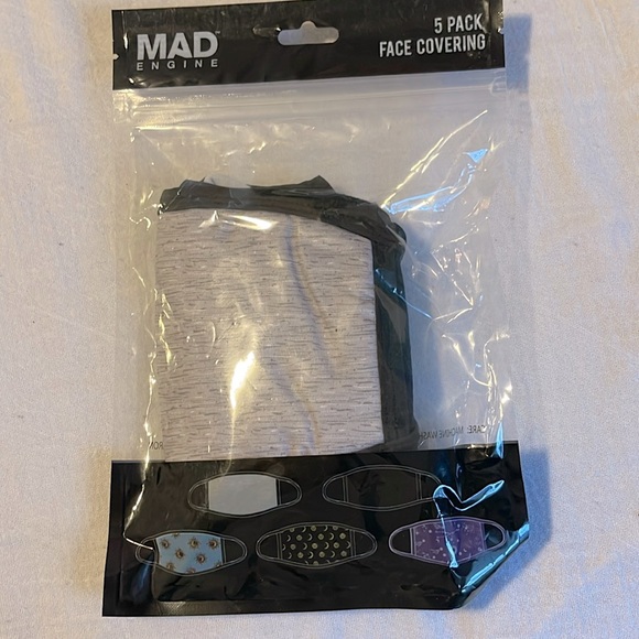 MAD Engine | Accessories | Mad Engine 5 Pack Face Covering Brand New ...